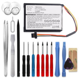 Batteri for TomTom Start 45TM Accu 800mAh Akku bytte Batteri + Verktøy